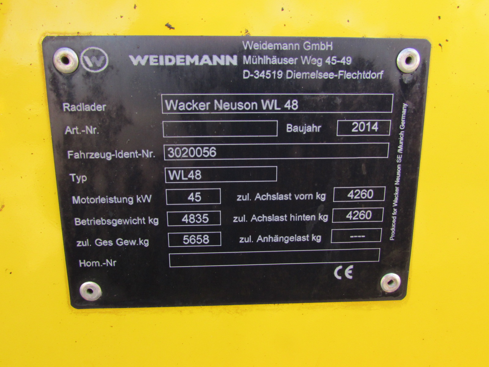 Wacker Neuson WL 48 | Uwe Müller