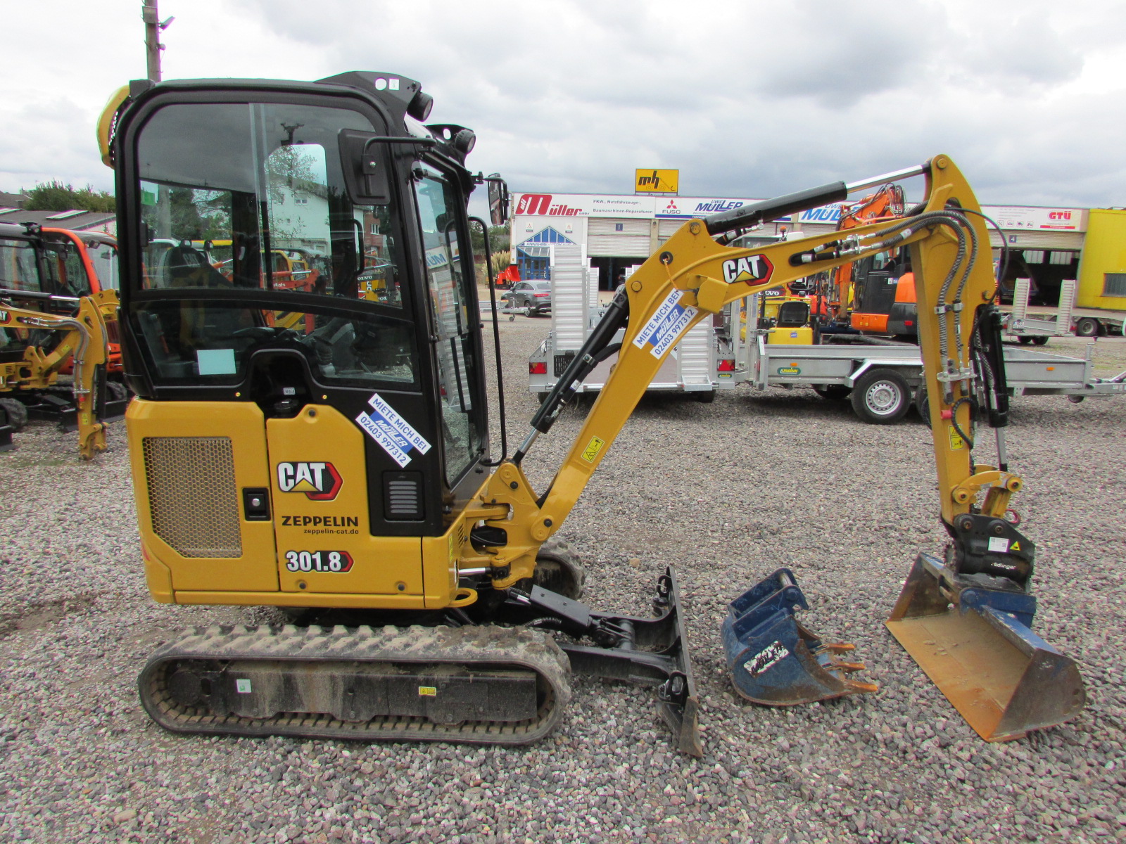 Caterpillar 301.8 Next Generation mit Powertilt | Uwe Müller